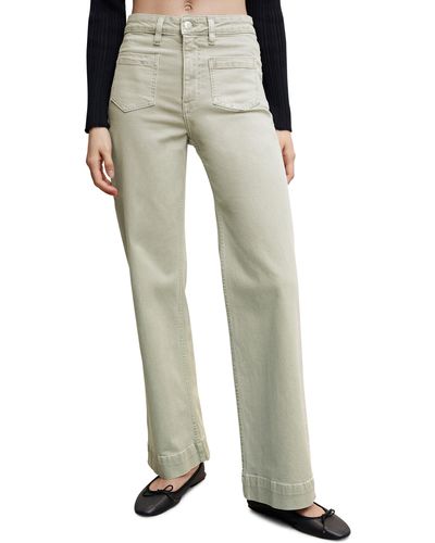 Mango Green Jeans for Women | Lyst