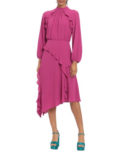 Pink Donna Morgan For Maggy Dresses For Women Lyst