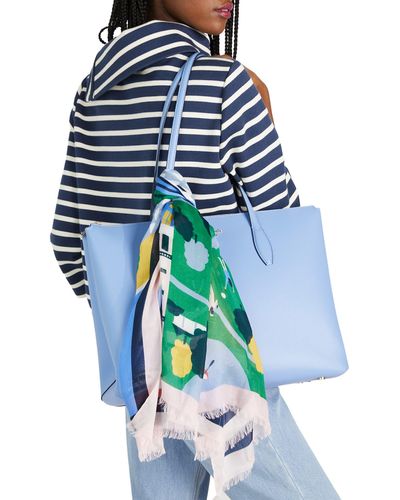 Blue Kate Spade Scarves and mufflers for Women | Lyst