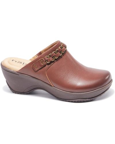 Brown HALSA FOOTWEAR Heels for Women | Lyst