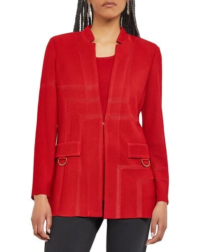 Red Misook Jackets for Women | Lyst