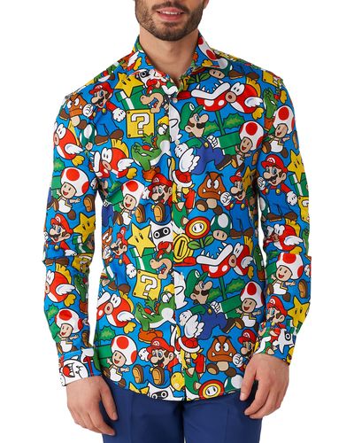 Blue Opposuits Shirts for Men | Lyst