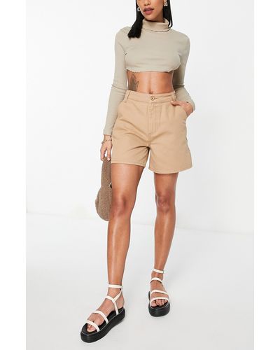 Natural ASOS Shorts for Women | Lyst