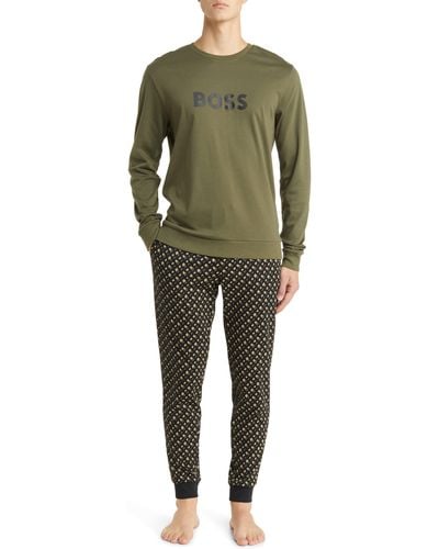 Green BOSS Nightwear and sleepwear for Men | Lyst