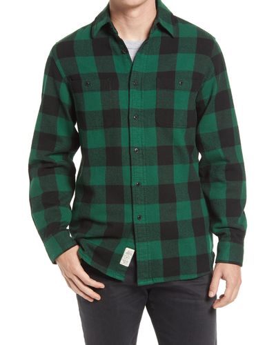 Green Schott Nyc Shirts for Men | Lyst