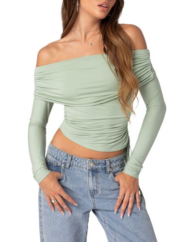 Green Edikted Tops for Women | Lyst