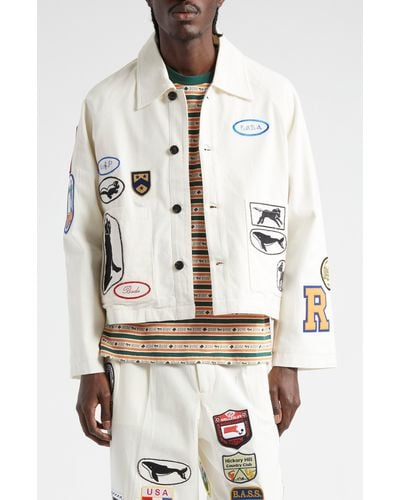 White Bode Jackets for Men | Lyst