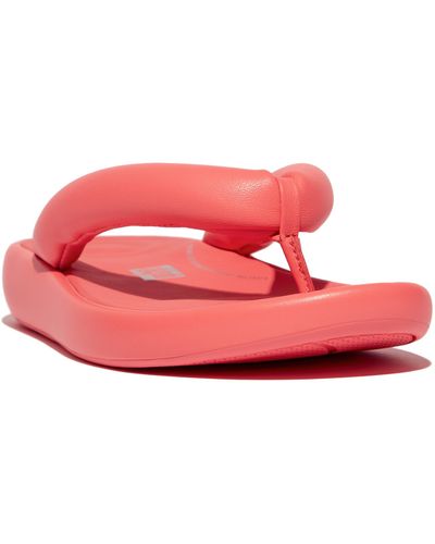 Red Fitflop Flats for Women | Lyst