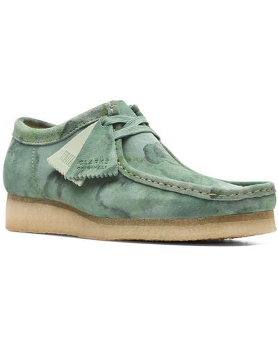 Green Clarks Slip-on shoes for Men | Lyst