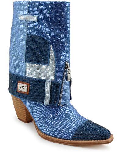 Blue Zigi Boots for Women | Lyst