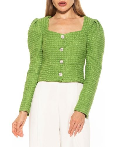 Green Alexia Admor Jackets for Women | Lyst