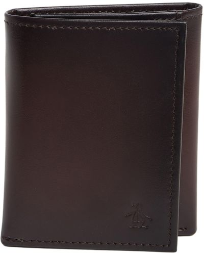 Black Original Penguin Wallets and cardholders for Men | Lyst