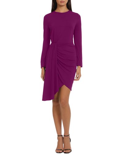 Purple Donna Morgan For Maggy Dresses For Women Lyst
