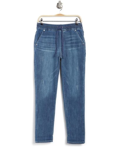 Blue Democracy Pants for Women | Lyst