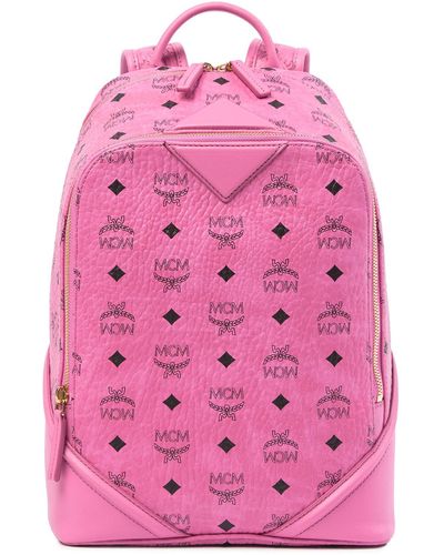 Pink MCM Backpacks for Women | Lyst
