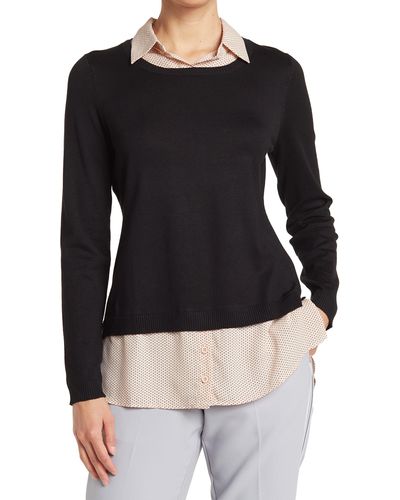Black Adrianna Papell Sweaters and knitwear for Women | Lyst