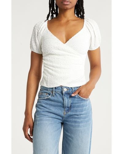 Women's Lulus Short-sleeve tops from $25 | Lyst
