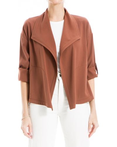 Brown Max Studio Jackets for Women | Lyst