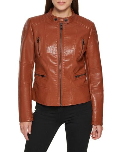 Kenneth Cole Leather jackets for Women | Online Sale up to 70% off | Lyst