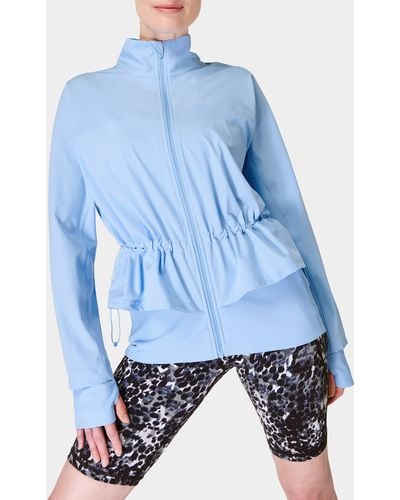 Blue Sweaty Betty Jackets for Women | Lyst