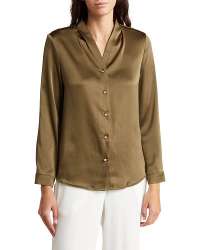Green Adrianna Papell Tops for Women | Lyst
