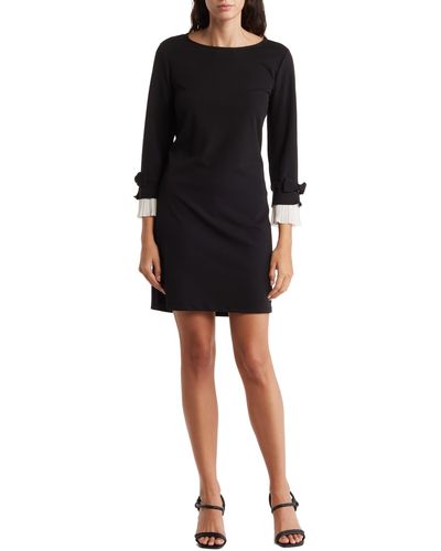 Black Long Sleeve Shift Dresses for Women - Up to 66% off | Lyst