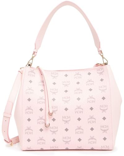 Pink MCM Hobo bags and purses for Women | Lyst