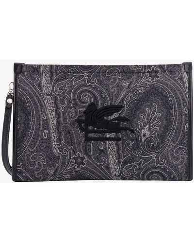 Gray Etro Pouches and wristlets for Men | Lyst