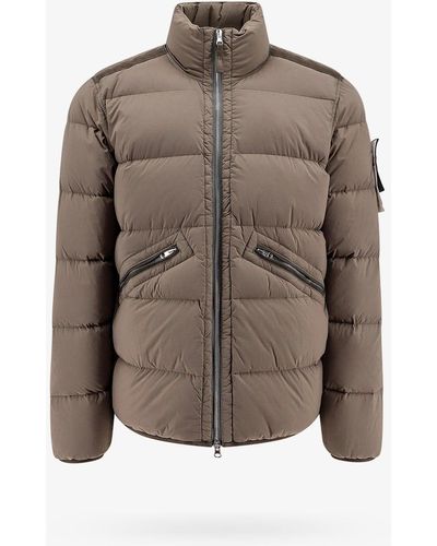 Brown Stone Island Jackets for Men | Lyst UK