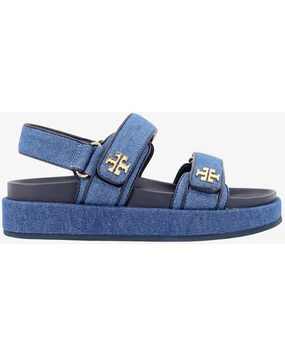 Blue Tory Burch Flats for Women | Lyst
