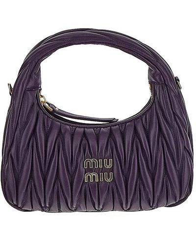 Purple Miu Miu Hobo bags and purses for Women | Lyst