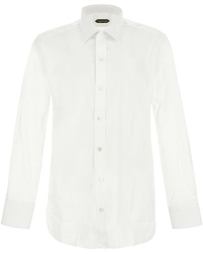 White Tom Ford Shirts for Men | Lyst