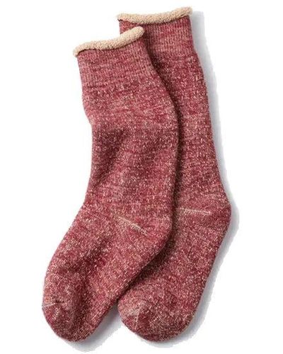 Dark Red Socks for Women | Lyst