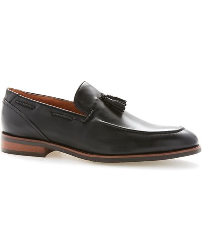 Black Perry Ellis Slip-on shoes for Men | Lyst
