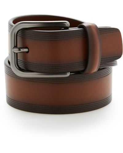 Brown Perry Ellis Belts for Men | Lyst