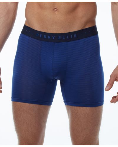 Blue Perry Ellis Underwear for Men | Lyst