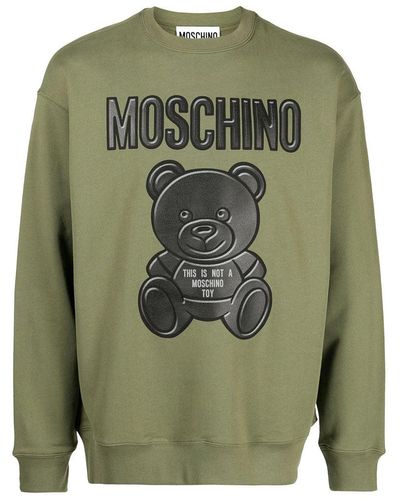 Green Moschino Sweaters and knitwear for Men | Lyst