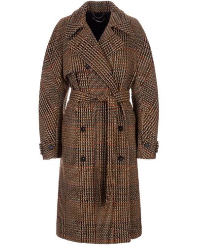 Brown Long coats and winter coats for Women | Lyst