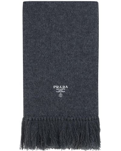 Blue Prada Scarves and mufflers for Men | Lyst