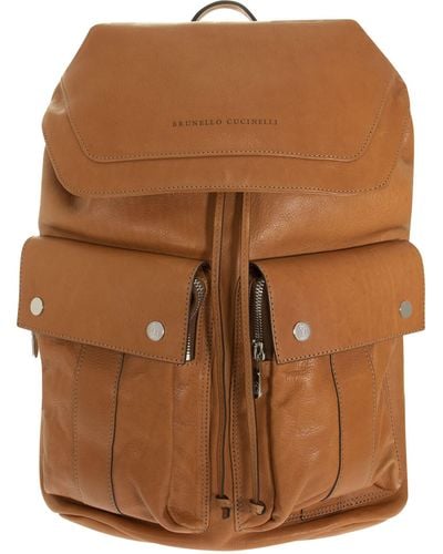 Brown Brunello Cucinelli Backpacks for Men | Lyst
