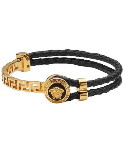 Brown Versace Bracelets for Men | Lyst