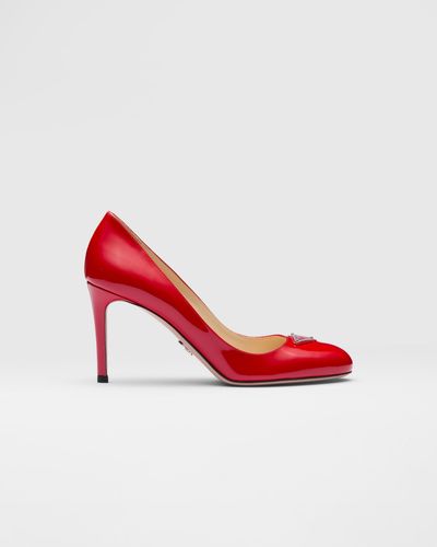 Red Prada Heels for Women | Lyst