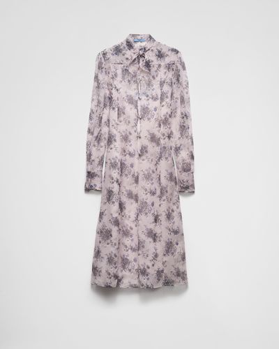 Pink Prada Dresses for Women | Lyst