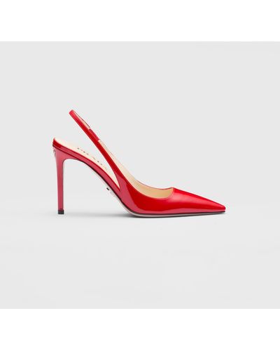 Red Prada Heels for Women | Lyst