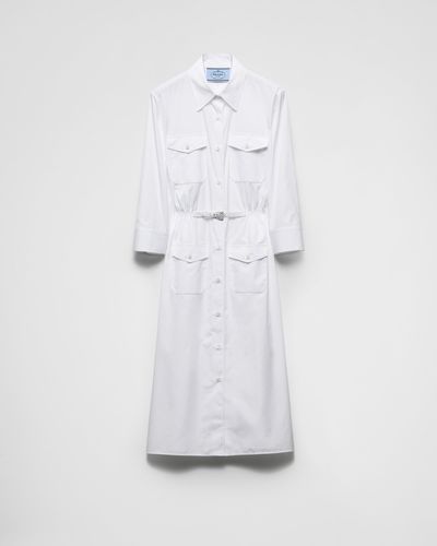 White Prada Dresses for Women | Lyst