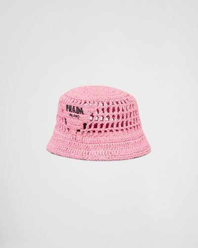 Pink Prada Hats for Women | Lyst