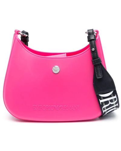 Pink Emporio Armani Shoulder bags for Women | Lyst