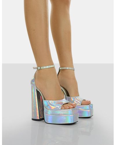 Holographic Heels for Women - Up to 50% off | Lyst