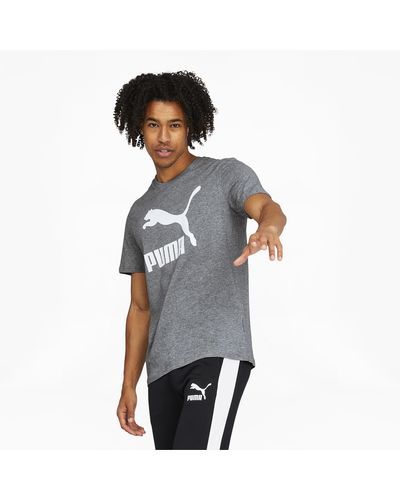 Gray PUMA T-shirts for Men | Lyst