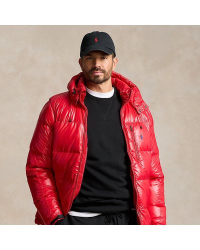 Red Polo Jackets for Men - Up to 70% off | Lyst